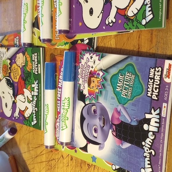 Disney | Toys | Disney Bendon Imagine Ink Books | Poshmark